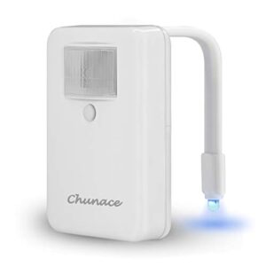 Chunace 16-Color Toilet Night Light, Motion Sensor Activated Bathroom LED Bowl Nightlight, Unique & Funny Gifts Idea for Dad Teen Boy Kids Men Women, Cool Fun Gadgets for Stocking Stuffers