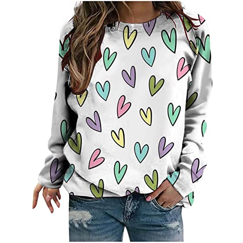 Women's Valentines Day Shirt Trendy New Years Eve Top Stocking Stuffers for Teens 2023 Multicolor