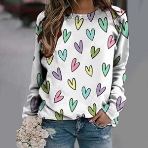 Women's Valentines Day Shirt Trendy New Years Eve Top Stocking Stuffers for Teens 2023 Multicolor