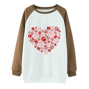 Valentines Blouse for Women New Years Eve. Women's Tops Stocking Stuffers for Teens Womens Stocking Stuffers 2023 Brown