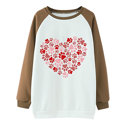 Valentines Blouse for Women New Years Eve. Women's Tops Stocking Stuffers for Teens Womens Stocking Stuffers 2023 Brown