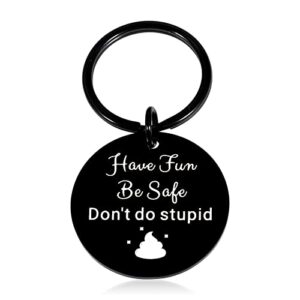 accoliamber don’t do keychain love mom funny stocking stuffer christmas valentine teen girl boy kid son daughter birthday