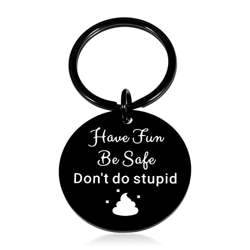 ACCOLIAMBER Don't Do Keychain Love Mom Funny Stocking Stuffer Christmas Valentine Teen Girl Boy Kid Son Daughter Birthday