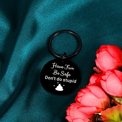 ACCOLIAMBER Don't Do Keychain Love Mom Funny Stocking Stuffer Christmas Valentine Teen Girl Boy Kid Son Daughter Birthday