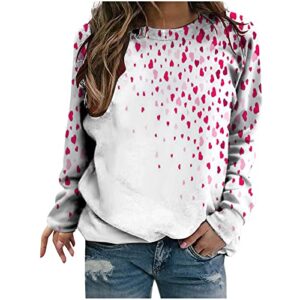 women valentine shirts trendy new years eve top stocking stuffers for teens 2023 pink