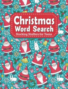 stocking stuffers for teens: christmas word search: christmas word search travel size | stocking stuffer idea for boys and girls | christmas … book for the whole family adults and kids