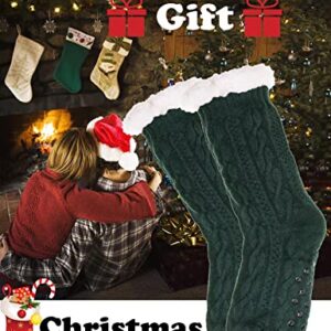 ANTSANG Mens Fuzzy Slipper Socks Fluffy Cozy Cabin Winter Warm Fleece Soft Thick Comfy Anti Slip Christmas Gift Stocking Stuffer for Teen Boys(Green)