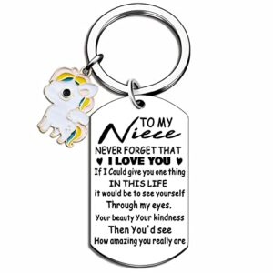 christmas gifts for niece stocking stuffers for kids teen girls to my niece gift niece keychain gifts from auntie aunt uncle special niece birthday gift christmas gifts for nieces cute present