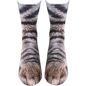 yiihud funny crazy animal paws socks novelty 3d animal socks gag christmas gifts stocking stuffers for adults men women teen