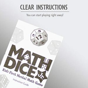 Think Fun Math Dice Junior Game for Boys and Girls Age 6 and Up - Teachers Favorite and Toy of the Year Nominee