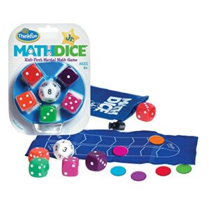 Think Fun Math Dice Junior Game for Boys and Girls Age 6 and Up - Teachers Favorite and Toy of the Year Nominee