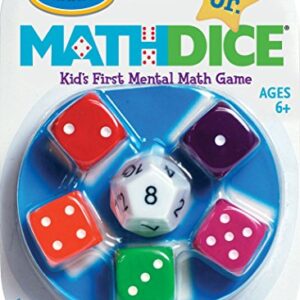 Think Fun Math Dice Junior Game for Boys and Girls Age 6 and Up - Teachers Favorite and Toy of the Year Nominee