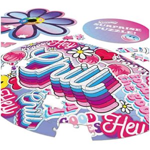 We Wear Cute, 100-Piece Surprise Puzzle in Egg Easter Basket Stuffer with Tik Tok YouTube Stickers, For Kids & Teens Ages 8 and up