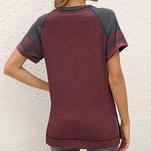 Tunic Tops to Wear with Leggings O Neck T-Shirt Top for WomenPartyLoose Daily Top