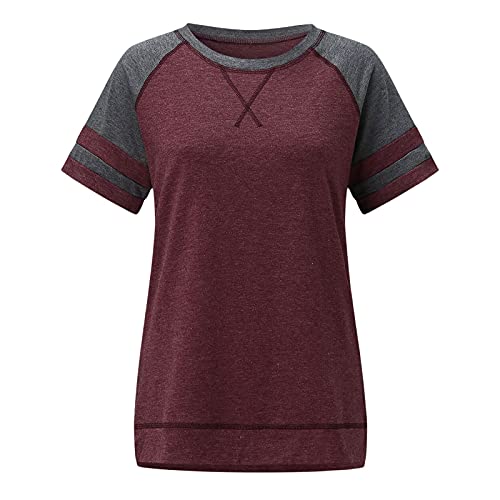 Tunic Tops to Wear with Leggings O Neck T-Shirt Top for WomenPartyLoose Daily Top