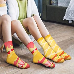 AGRIMONY Funny Donut Socks Box for Women Teen Girls Ladies- Funny Gifts Novelty Donut Gifts Food Fun Funky Cool Cute Crazy Silly Socks Birthday Gifts Ideas Christmas Stocking Stuffers (4 pairs)