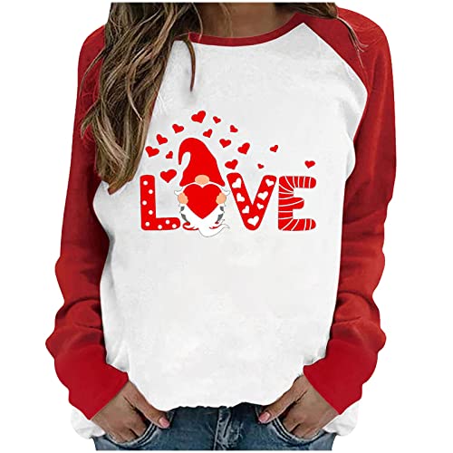 Women Valentines Day Shirt New Years Eve Tops for Women Stocking Stuffers for Teens Novelty Item Finders White