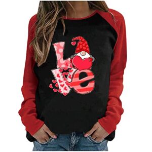 women valentines day shirt happy new year decorations 2023 stocking stuffers for teens cats gifts for cat lovers red