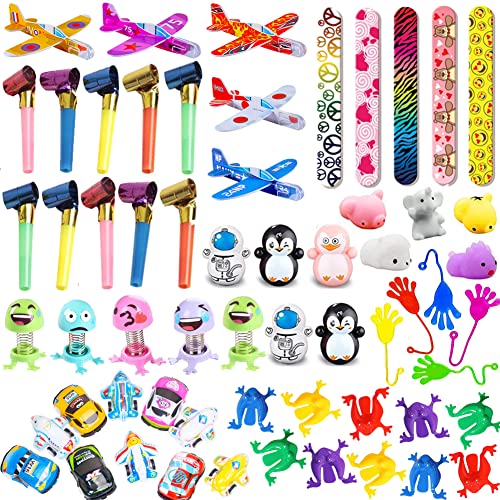 60PCS Party Favors Toy for Kids, Bulk Toys for Classroom Rewards, Carnival Prizes, Birthday Party Toys, Pinata Stuffers, Goodie Bag Filler, Treasure Box, christmas gifts for Boys and Girls