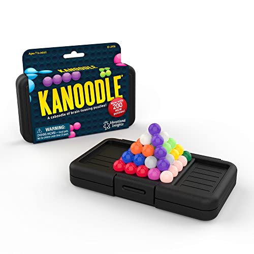 Educational Insights Kanoodle 3D Brain Teaser Puzzle Game, Featuring 200 Challenges, Ages 7+