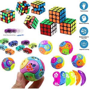 52 Pcs Party Favors for Kids 4-8, Birthday Gift Toys, Stocking Stuffers, Treasure Box Toys, Carnival Prizes, School Classroom Rewards, Pinata Stuffers, Goodie Bags Filler for Boys and Girls 8-12