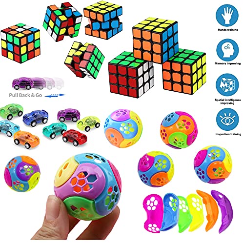 52 Pcs Party Favors for Kids 4-8, Birthday Gift Toys, Stocking Stuffers, Treasure Box Toys, Carnival Prizes, School Classroom Rewards, Pinata Stuffers, Goodie Bags Filler for Boys and Girls 8-12