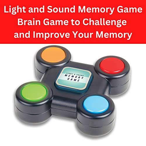 Perfect Life Ideas Light and Sound Memory Game for Kids Adults Stocking Stuffers for Boys Kids - Electronic Game Brain Games Learning Aid Teen Boy Girl Adults Seniors Stocking Stuffers