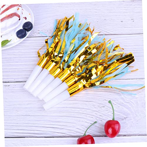 TOGEVAL 12pcs Musical Gifts Stocking Stuffer Musical Toys New Years Noise Makers 2022 New Years Decorations Birthday Party Whistles Kazoo Blow The Trumpet Filler Kids Whistle Party Toys