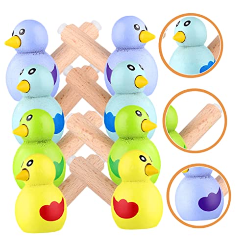 ibasenice 8pcs Whistle Bath Toys for Kids Birds Toys Trains for Kids Chtistmas Stocking Stuffer Cartoon Whistle Toy Novelty Whistle Toy Colored Whistle Toys Children Party Props Bird Whistle