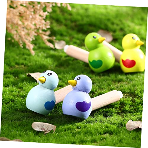 ibasenice 8pcs Whistle Bath Toys for Kids Birds Toys Trains for Kids Chtistmas Stocking Stuffer Cartoon Whistle Toy Novelty Whistle Toy Colored Whistle Toys Children Party Props Bird Whistle