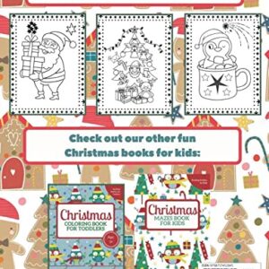 Christmas Coloring Book for Kids Ages 4-8: Stocking Stuffers for Kids: Festive Christmas Gift for Boys and Girls