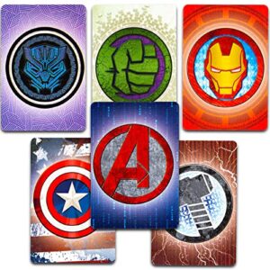 avengers patient stickers for boys girls ~ 100 pcs individual pre-cut superhero kids reward stickers medical |bulk doctor office stickers