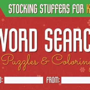 Stocking Stuffers for Kids: word search puzzles and coloring pages ages 4-9