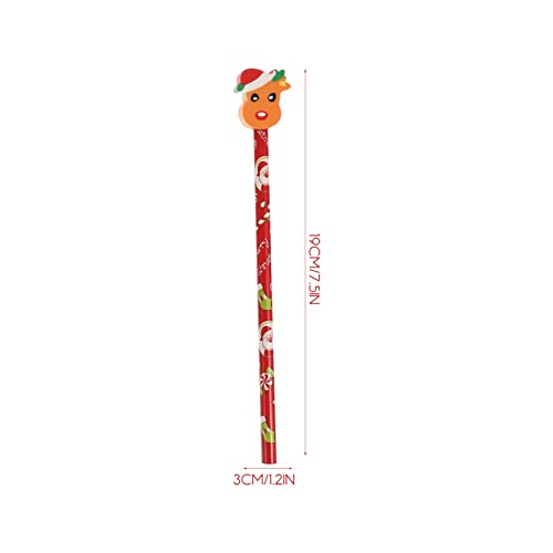 Toyvian 36Pcs Christmas Pencils with Eraser Toppers Christmas Pencils for Kids Wood Pencils Christmas Styles Pencils Christmas Pencils Cartoon Pencils Cute Pencils Stocking Stuffers For Kids