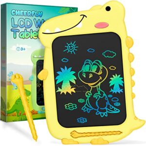 dinosaur toys for kids 3-5 – christmas gifts cheerfun 10 inch lcd writing tablet for kids toddler toys for 3 4 5 6 7 8 year old boys girls birthday gifts doodle board pad stocking stuffers for kids