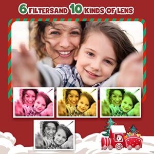 Morfone Kids Selfie Camera Toys Christmas Birthday Gifts Stocking Stuffers for Kids Age 3 4 5 6 7 8 9 Year Old Girls Boys Toddlers HD Digital Video Camera 1080P with 32GB SD Card