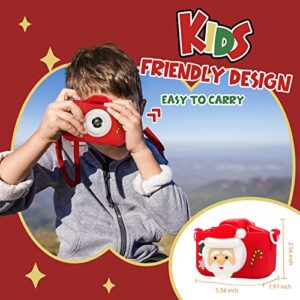 Morfone Kids Selfie Camera Toys Christmas Birthday Gifts Stocking Stuffers for Kids Age 3 4 5 6 7 8 9 Year Old Girls Boys Toddlers HD Digital Video Camera 1080P with 32GB SD Card