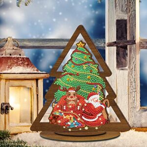 Christmas Diamond-Painting - DIY Christmas Diamond-Painting Kits for Kids,5D Full Drill Reinhstone Stocking Stuffers Christmas Gift for Women Kids Grils Friends Home Wall Decor Chucheng