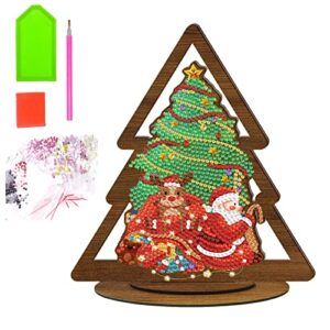 Christmas Diamond-Painting - DIY Christmas Diamond-Painting Kits for Kids,5D Full Drill Reinhstone Stocking Stuffers Christmas Gift for Women Kids Grils Friends Home Wall Decor Chucheng