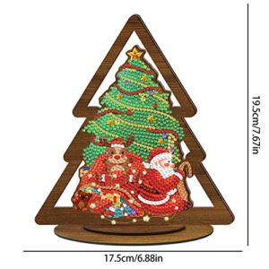 Christmas Diamond-Painting - DIY Christmas Diamond-Painting Kits for Kids,5D Full Drill Reinhstone Stocking Stuffers Christmas Gift for Women Kids Grils Friends Home Wall Decor Chucheng