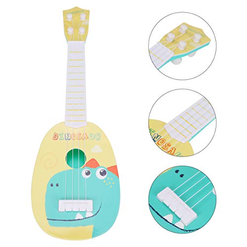 COHEALI Guitarra para Niños Kids Ukulele Toy 4 String Guitar Toy Small Musical Instrument Toy Early Educational Music Toy for Boys Girls Children Christmas Stocking Stuffers