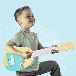 COHEALI Guitarra para Niños Kids Ukulele Toy 4 String Guitar Toy Small Musical Instrument Toy Early Educational Music Toy for Boys Girls Children Christmas Stocking Stuffers