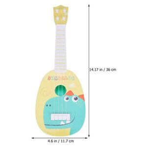 COHEALI Guitarra para Niños Kids Ukulele Toy 4 String Guitar Toy Small Musical Instrument Toy Early Educational Music Toy for Boys Girls Children Christmas Stocking Stuffers