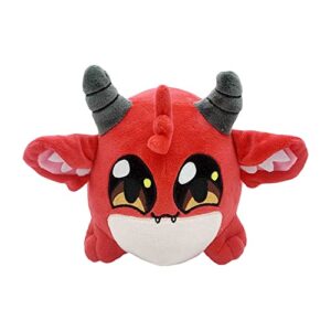 Yasswete Emotional Support Demon Plush, 6.3" Cut Kawaii The Click Plushies Toy for Fans Gift, Cute Soft Stuffed Animal Pillow Doll (Demon)