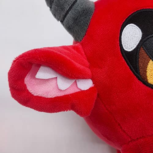 Yasswete Emotional Support Demon Plush, 6.3" Cut Kawaii The Click Plushies Toy for Fans Gift, Cute Soft Stuffed Animal Pillow Doll (Demon)