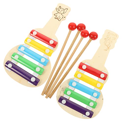 MILISTEN 10 sets Instrument Learning Kids of Educational Baby Boys Stuffer Stocking Preschool Plaything Gift and Xylophone Toys Musical Wooden Percussion Girls Gifts Toy Toddlers Toddler