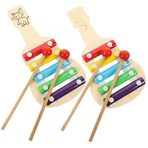 MILISTEN 10 sets Instrument Learning Kids of Educational Baby Boys Stuffer Stocking Preschool Plaything Gift and Xylophone Toys Musical Wooden Percussion Girls Gifts Toy Toddlers Toddler