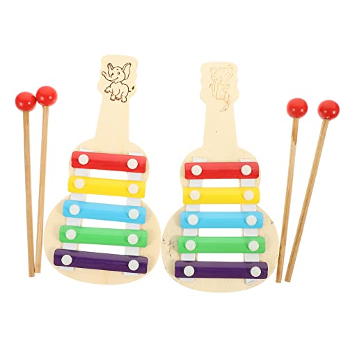 MILISTEN 10 sets Instrument Learning Kids of Educational Baby Boys Stuffer Stocking Preschool Plaything Gift and Xylophone Toys Musical Wooden Percussion Girls Gifts Toy Toddlers Toddler