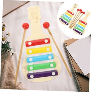 MILISTEN 10 sets Instrument Learning Kids of Educational Baby Boys Stuffer Stocking Preschool Plaything Gift and Xylophone Toys Musical Wooden Percussion Girls Gifts Toy Toddlers Toddler