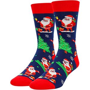 zmart funny christmas socks for men boys holiday socks gingerbread socks, gingerbread gifts stocking stuffers for teen boys secret santa gifts christmas gifts